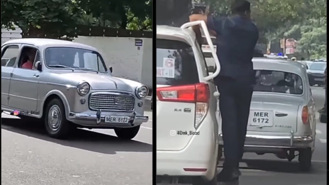 Tamil Nadu CM MK Stalin Seen Using his Vintage Fiat 1100 – VIDEO » Car ...