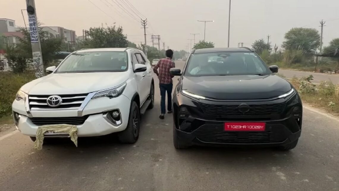 Toyota Fortuner Pwns Tata Harrier Facelift in Drag Race » Car Blog India