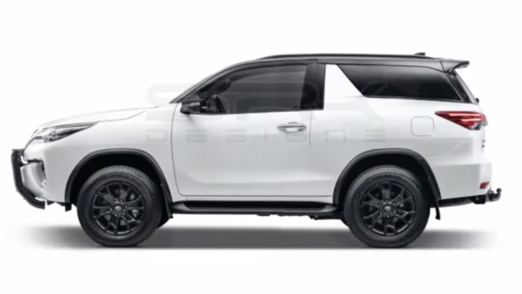 3-door Toyota Fortuner SWB Looks Like the Perfect New Tata Sierra Rival ...