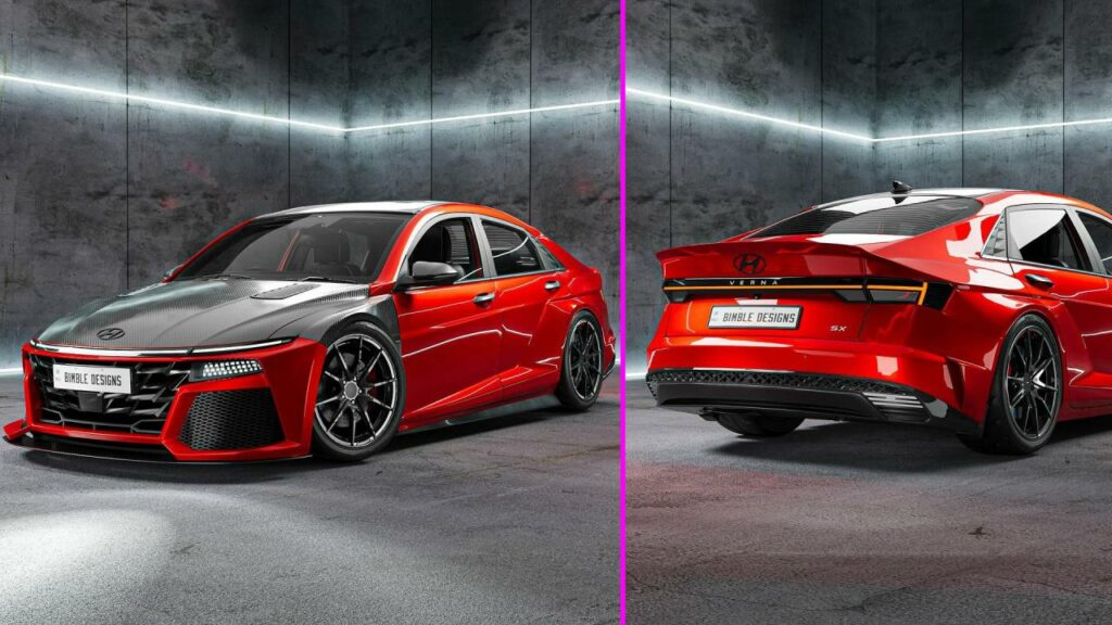 2023 Hyundai Verna with Carbon Fiber Body Looks Hypnotic » Car Blog India