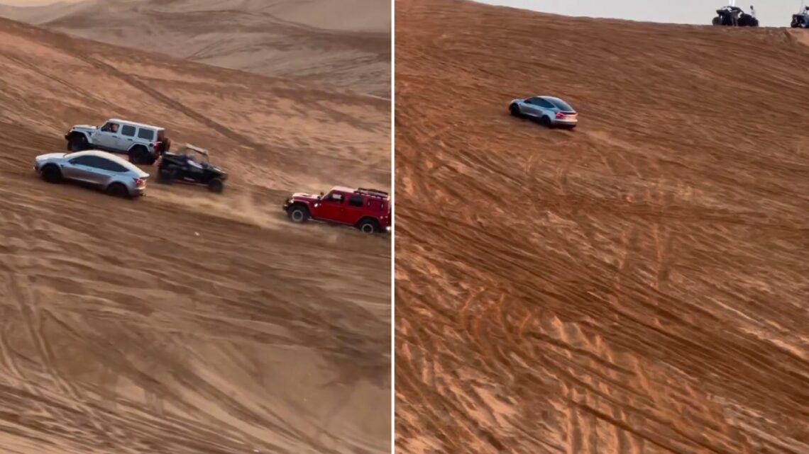 Tesla EV Destroys Jeep Wrangler in Off-Roading Adventure » Car Blog India