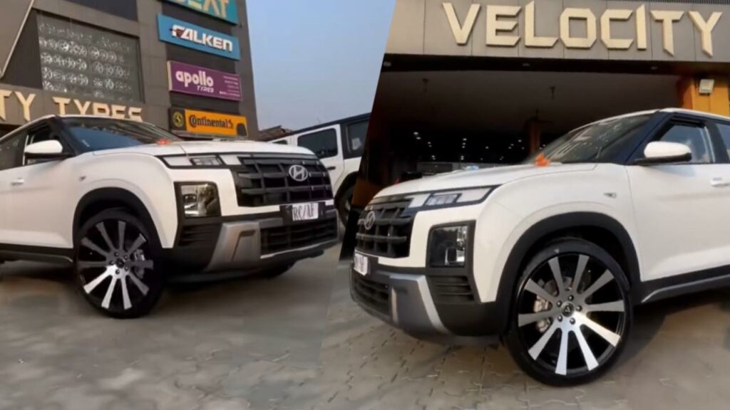 First-Ever 2024 Hyundai Creta with 20-inch Aftermarket Alloys – This is ...