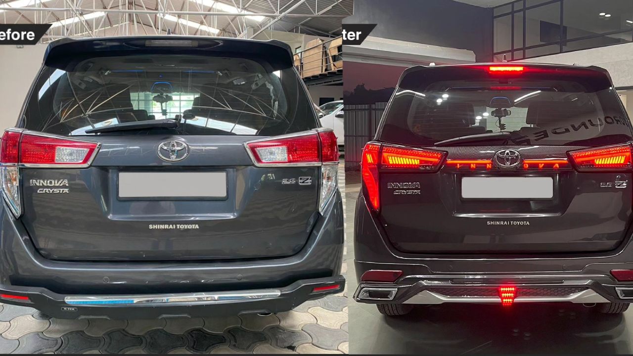Toyota Innova Crysta Looks Mean with Alphard Kit » Car Blog India