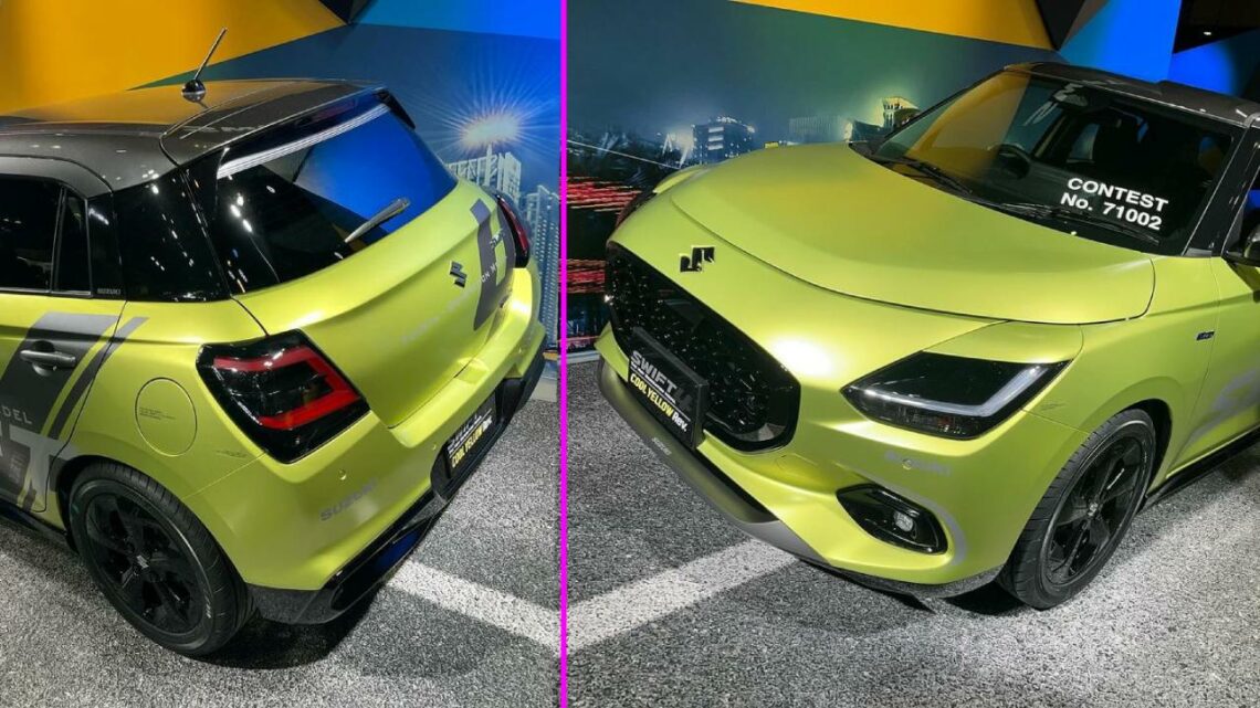 2024 Maruti Swift Looks Sporty in Green Colour Theme » Car Blog India