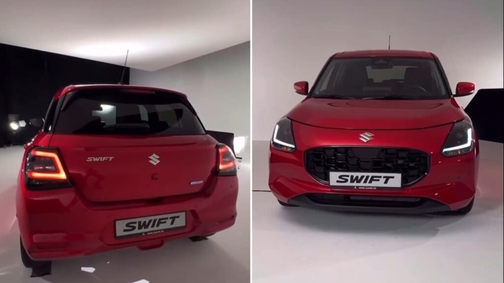 Red-Coloured New Maruti Swift Looks Sporty in Latest Walkaround » Car ...