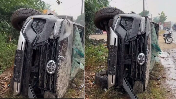 Toyota Fortuner Rolls Over, Airbags Don’t Deploy Because…. » Car Blog India