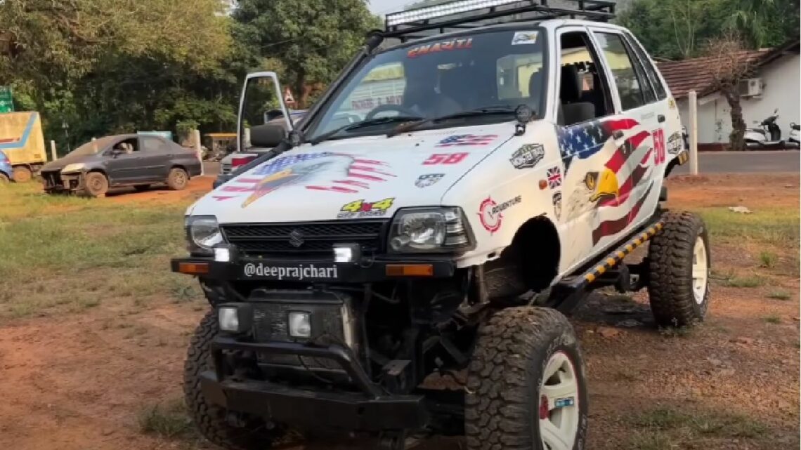 India’s First Monster Maruti 800 with 4×4 Modifications Worth Rs 19 ...