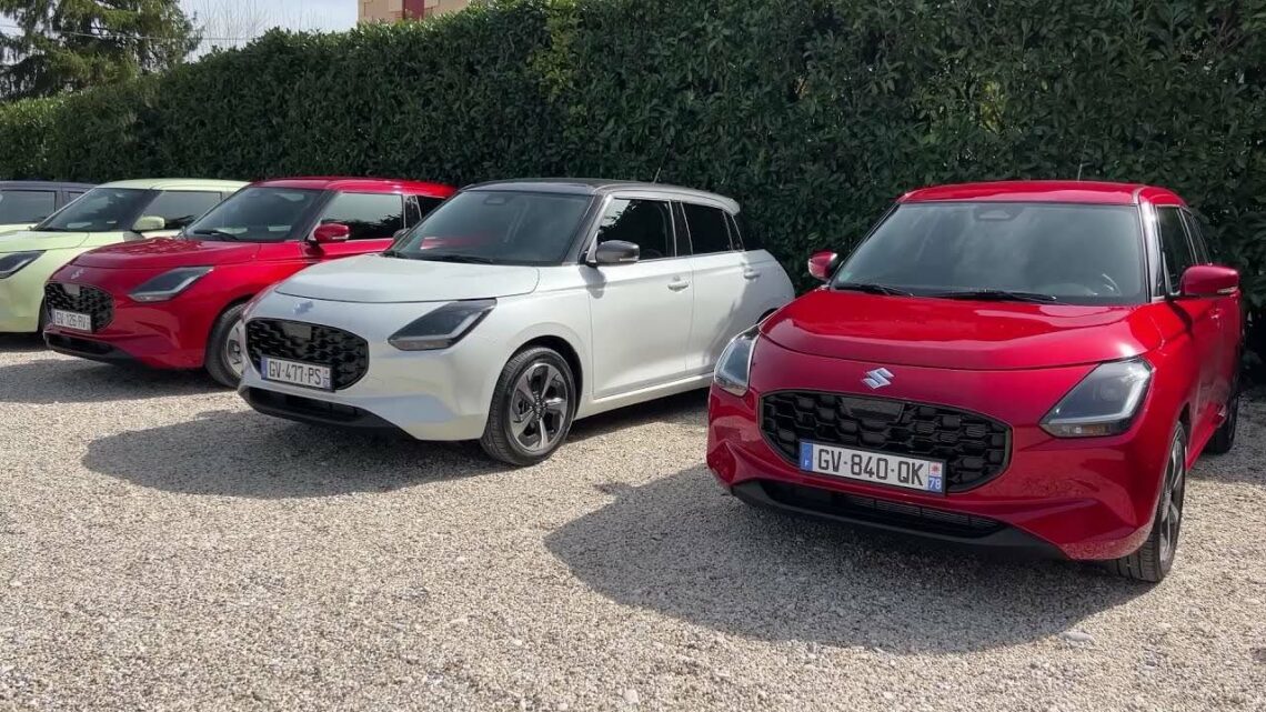 Watch India-Bound New Maruti Swift in All Available Colour Options ...