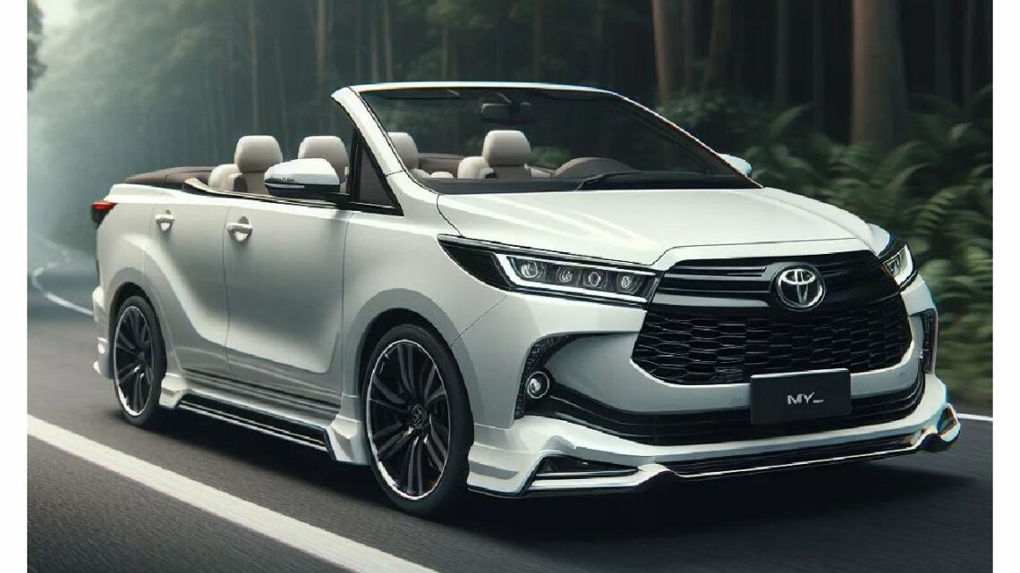 Toyota Innova Crysta Convertible Looks Stunning in 5 Digital ...