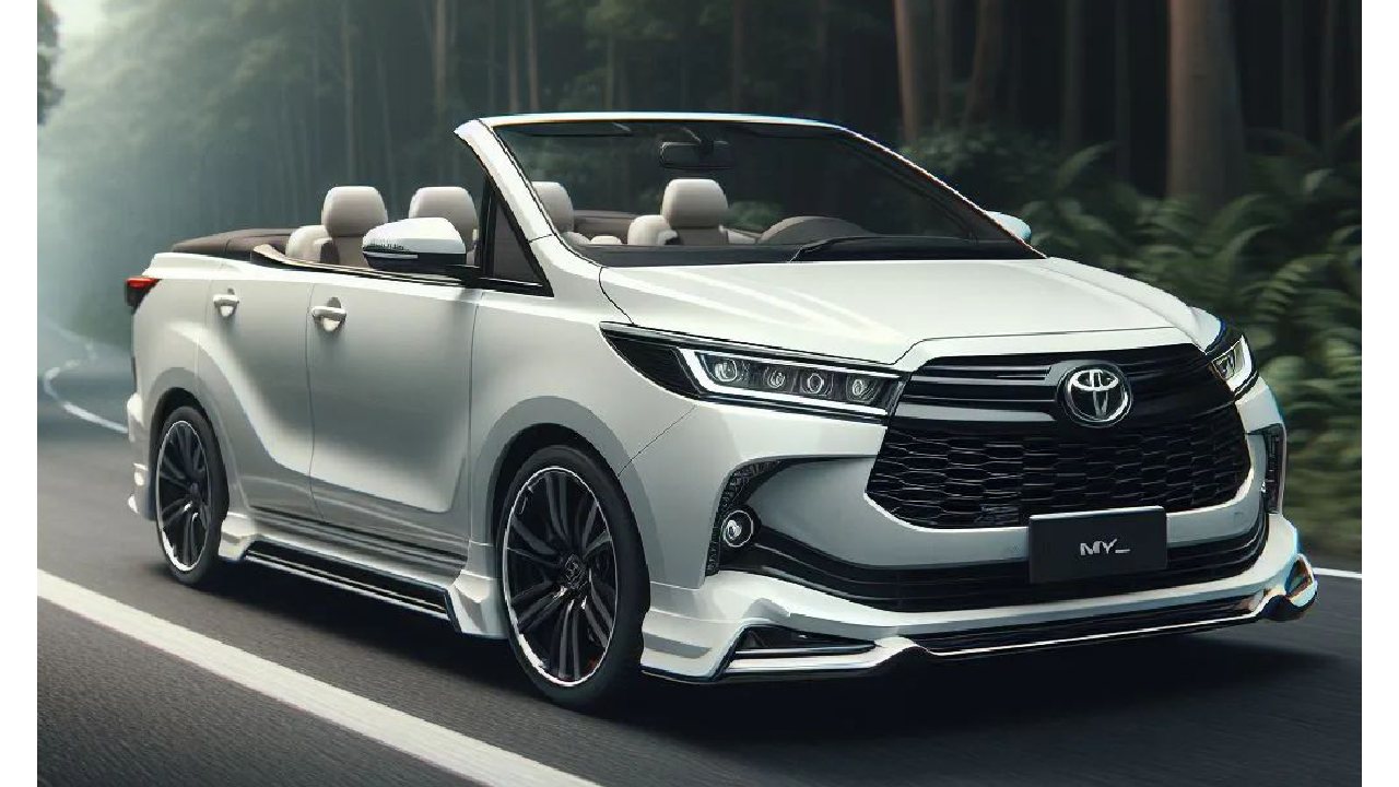 Toyota Innova Crysta Convertible Looks Stunning in 5 Digital ...