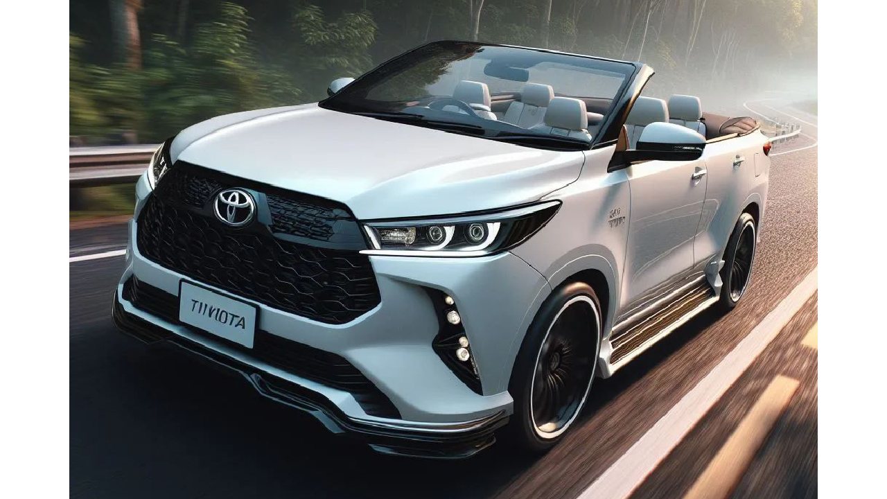 Toyota Innova Crysta Convertible Looks Stunning in 5 Digital ...