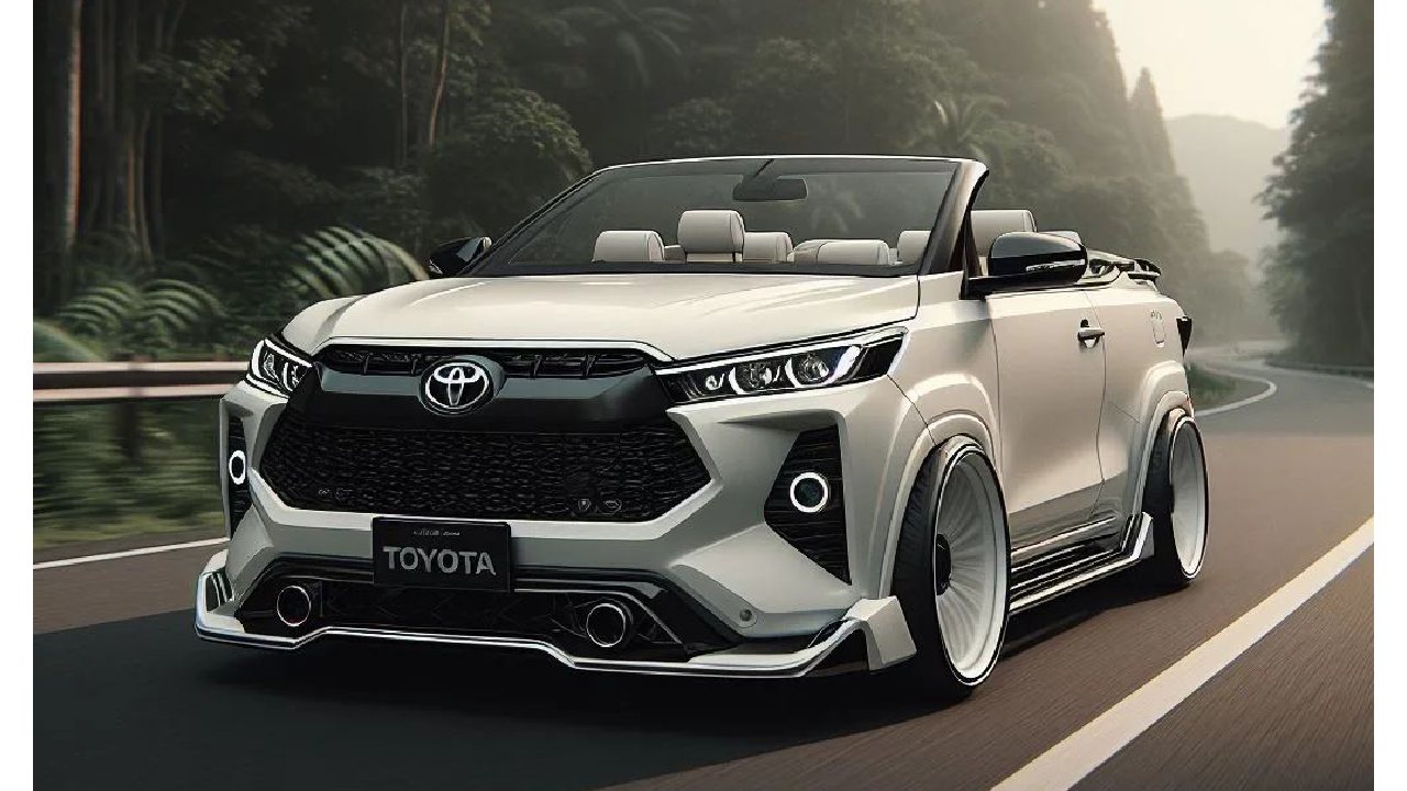 Toyota Innova Crysta Convertible Looks Stunning in 5 Digital ...
