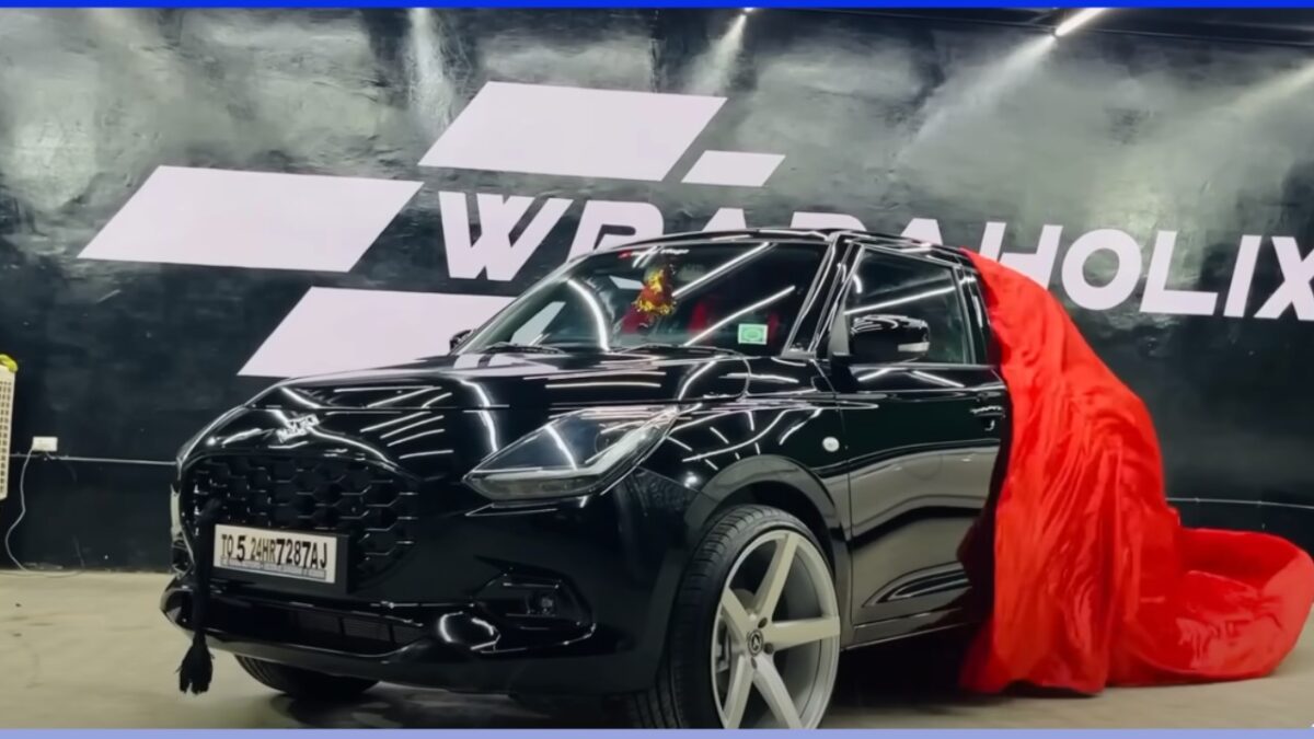 Meet India’s First Ever Black-Coloured 2024 Maruti Swift