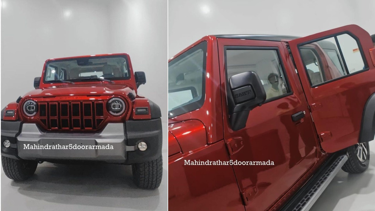 5-Door Mahindra Thar Armada Leaked – Different from Jeep Wrangler?