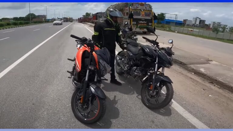 Hero Xtreme 125R vs Bajaj Pulsar NS125 in Classic Drag Race