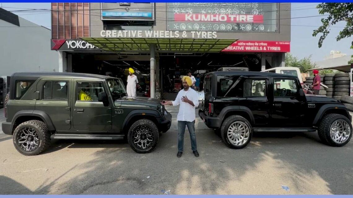 India's First Two Mahindra Thar Roxx with Aftermarket Alloys