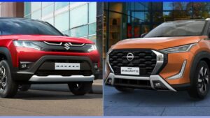 New 2024 Nissan Magnite vs Maruti Brezza Comparison - Specs, Features