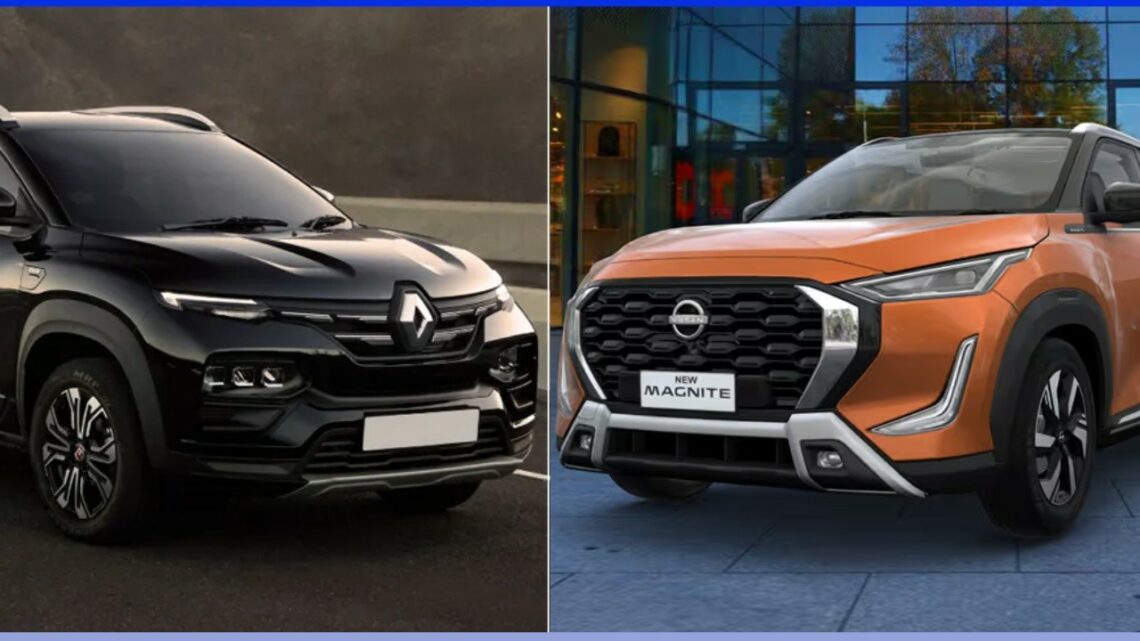 New 2024 Nissan Magnite vs Renault Kiger - Specs, Price, Etc