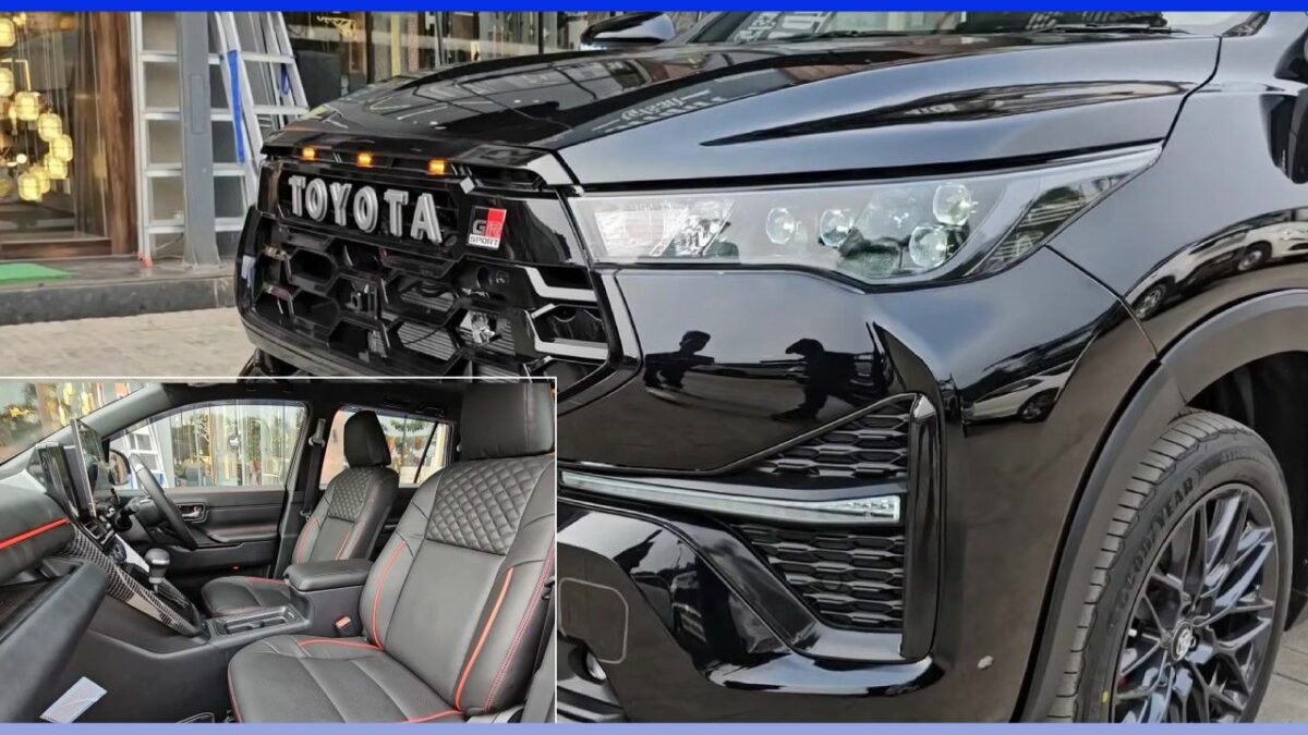 India's First Toyota Innova Hycross Bullet Edition Detailed