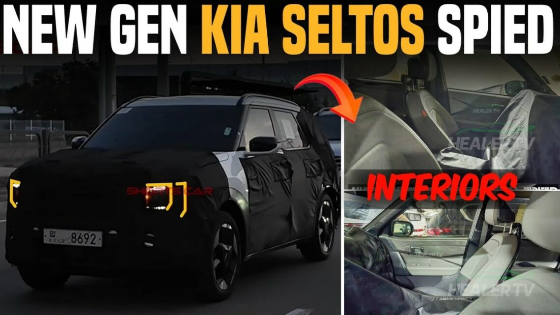 Next-Generation Kia Seltos Interior and Exterior Spied