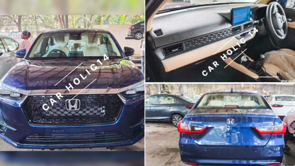New-Generation Honda Amaze Leaked Ahead of Launch