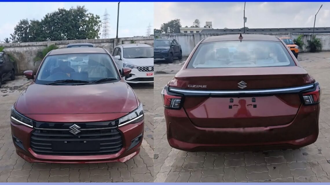 New Generation Maruti Dzire Spotted in Phoenix Red Colour