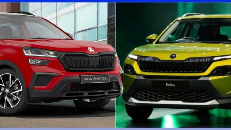 New Skoda Kylaq vs Kushaq - Specs, Features Comparison