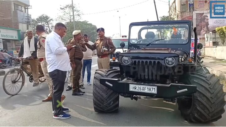 Mahindra Bolero Converted to Open Jeep, Police Fines Rs 23k