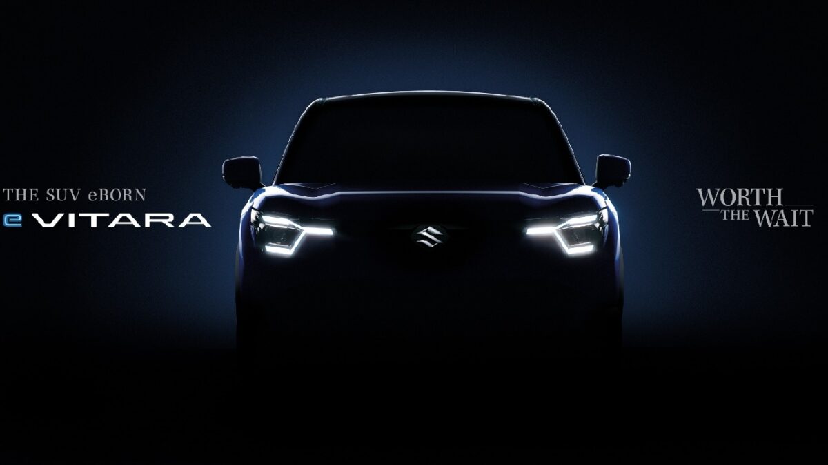 Maruti Suzuki e Vitara Electric SUV Teased Ahead of Debut