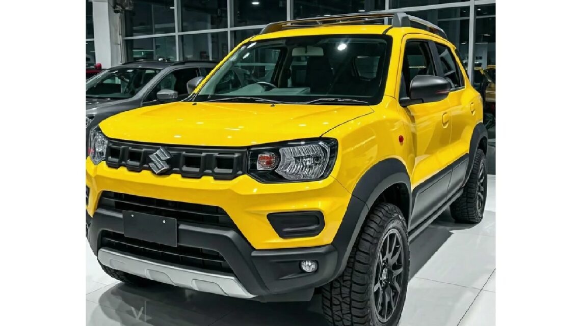 5 Maruti S-Presso Concepts with Yellow Paint and Other Mods