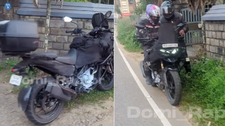 2025 TVS Apache RTX 310 ADV Spied on Test for First Time