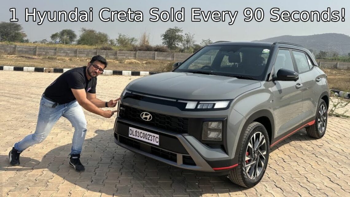 Hyundai Creta Clocks Highest Ever Sales in January 2025 – Over 88 Cars Sold Every Hour!