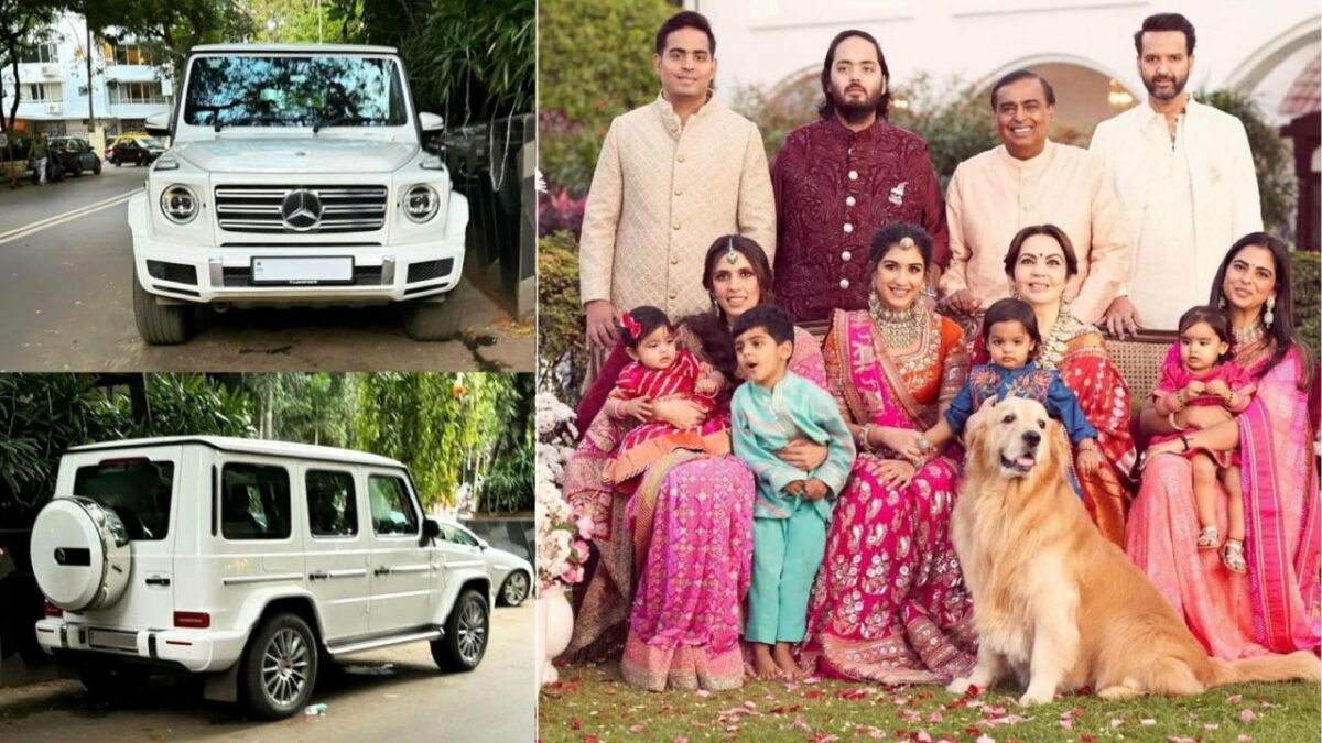 Ambani Family's Dog Rides in Rs 3 Crore Mercedes G-Wagon