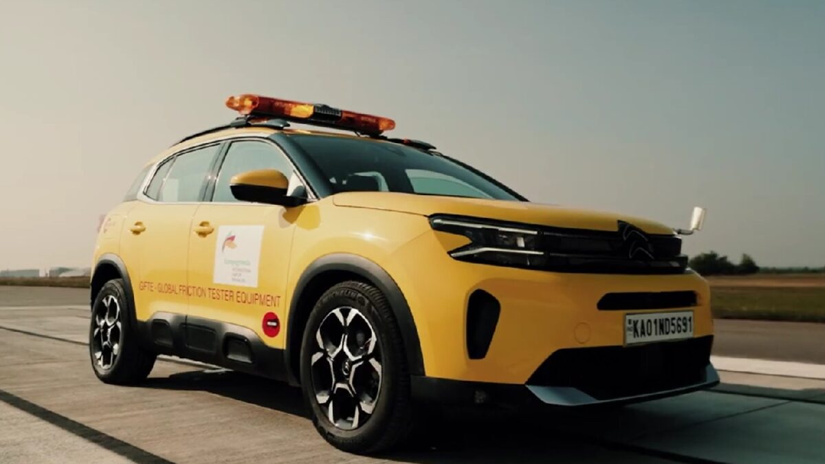 Citroen C5 Aircross Becomes Runway Friction Testing Vehicle