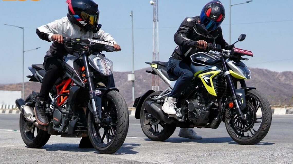 New Hero Xtreme 250R vs KTM Duke 250 Drag Race