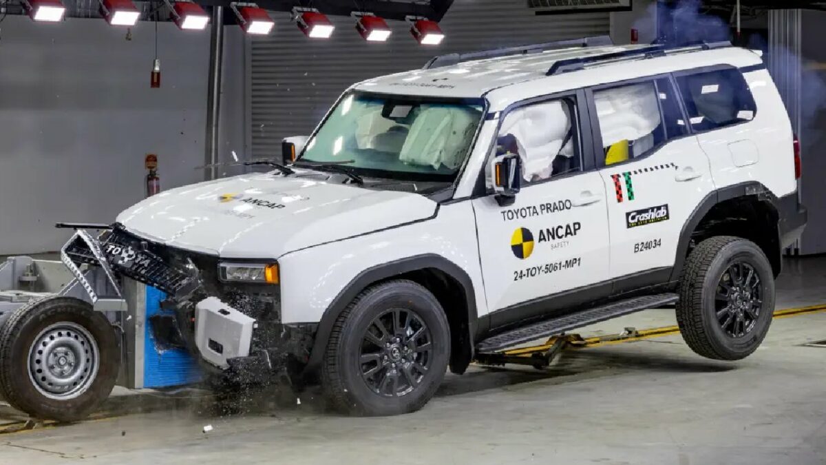 Toyota Prado Undergoes ANCAP Safety Test