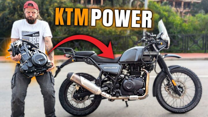 YouTuber Installs KTM 640-cc Engine on Royal Enfield Himalayan