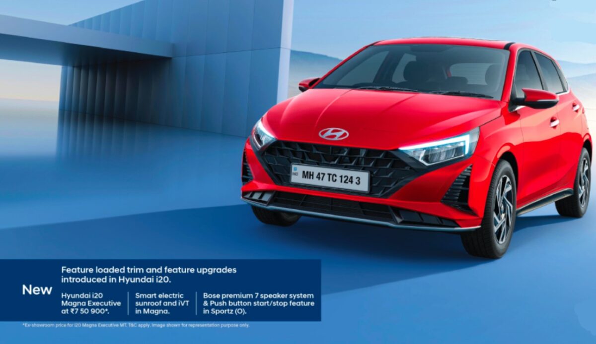 Hyundai i20 Magna Executive Variant Launched - Focus on Safety & Value