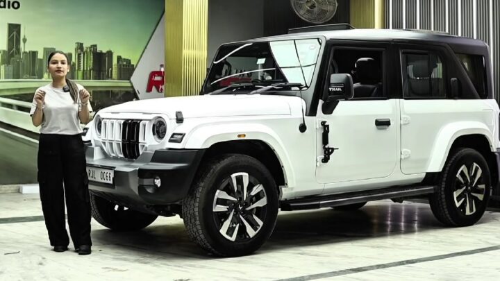 Mahindra Thar Roxx with Dual-Tone Exterior & Interior Mods