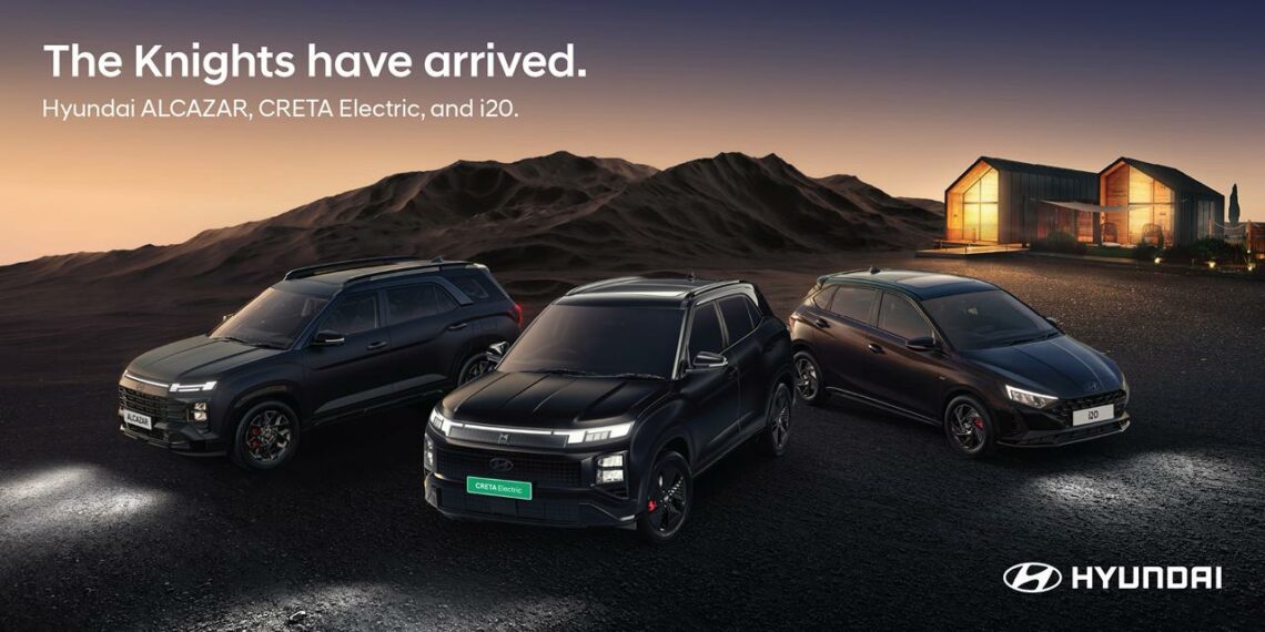Hyundai Creta Electric Knight, i20 Knight & Alcazar Knight Launched