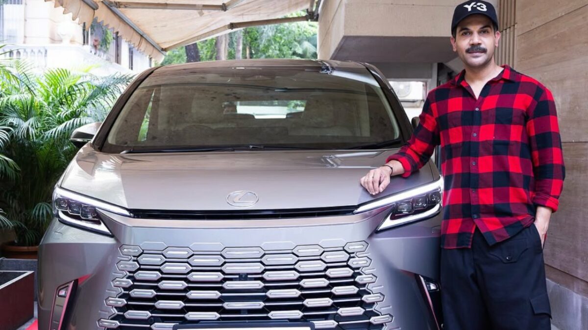 Rajkumar Rao's Latest Ride is the Lexus LM350h Hybrid MPV
