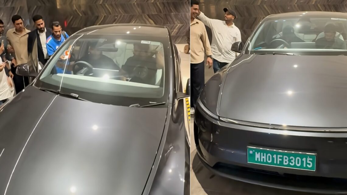 Rohit Sharma Adds New Tesla Model Y To His Garage