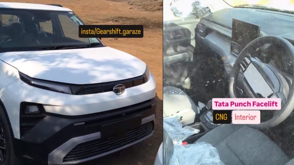 2026 Tata Punch CNG Facelift Reaches Stockyards
